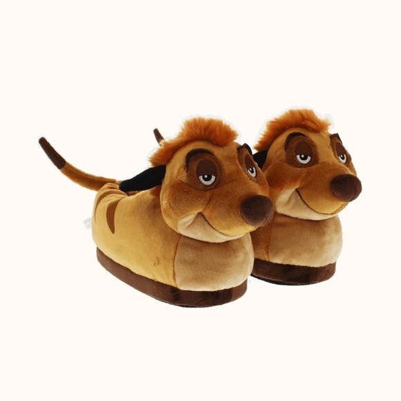 Disney | Shoes | Disney Timon Kids Slippers Brown | Poshmark